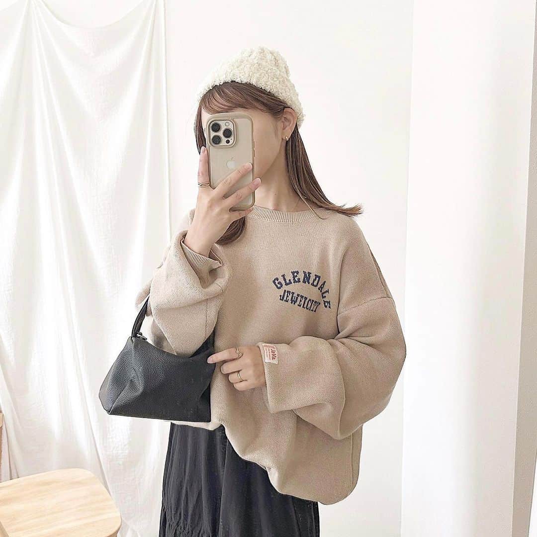 chocoさんのインスタグラム写真 - (chocoInstagram)「** ㅤㅤㅤㅤㅤㅤㅤㅤㅤㅤㅤㅤㅤ ストーリーに載せてたくさん質問きたニットは @classicalelf ...